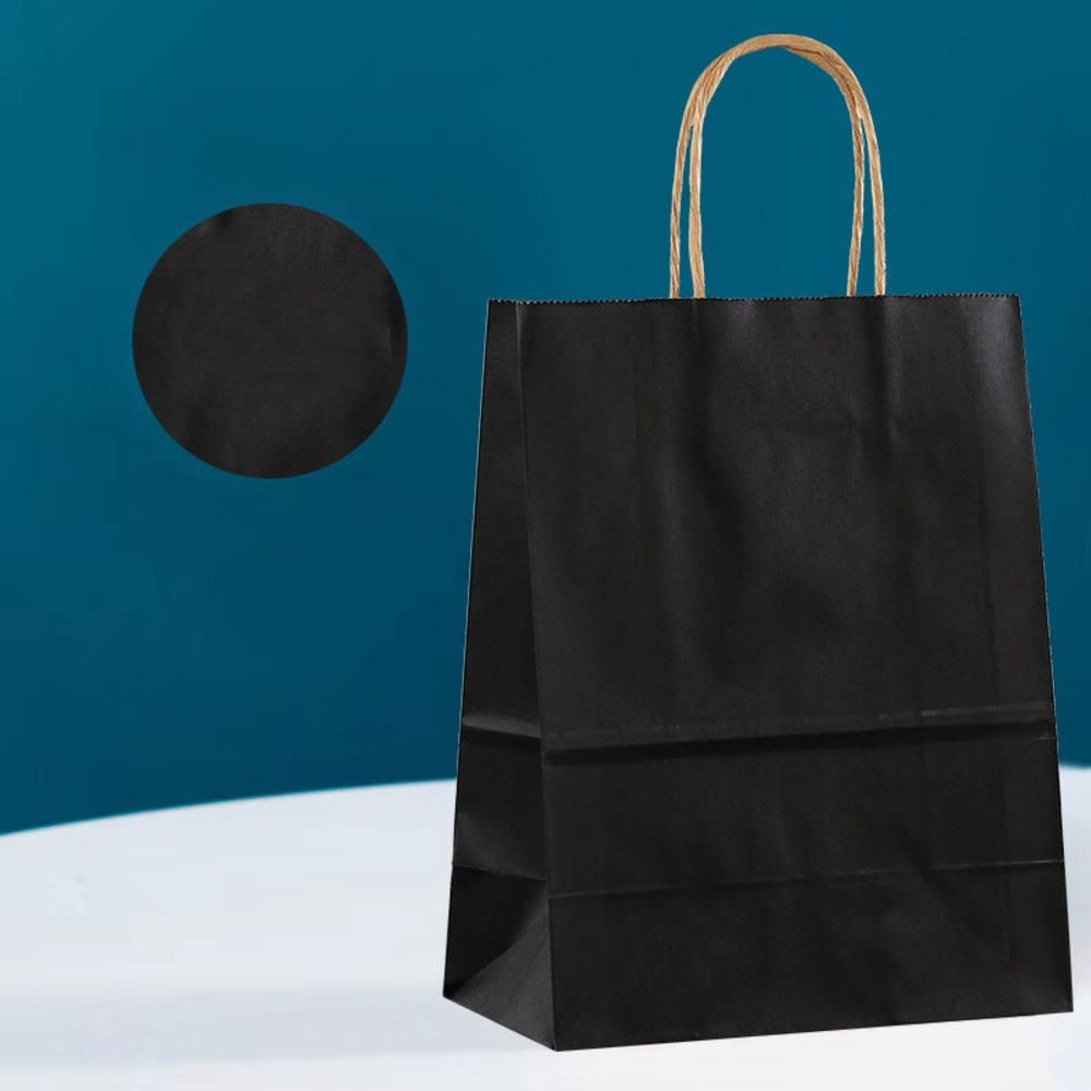 Kraft Paper Gift Bag Hand-held Paper Bags Wedding Party Decoration ...