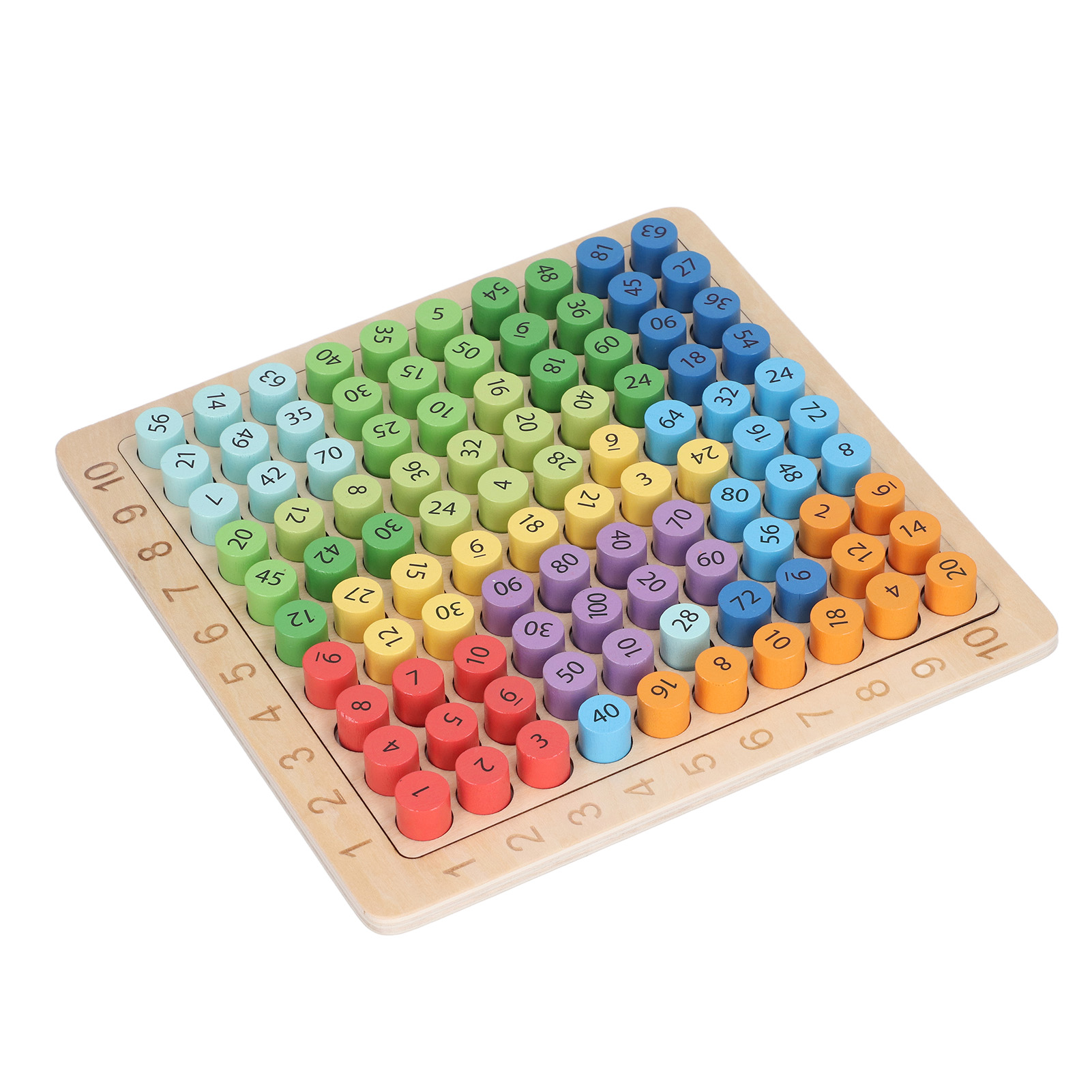 Match Multiplication Toy, Children Multiplication Board 3 in 1 for ...