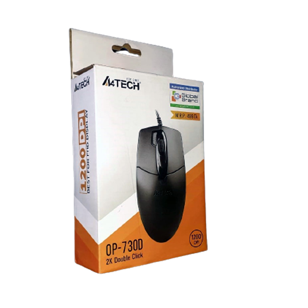 A4TECH OP-730D 2X Click wired optical mouse | Daraz.com.bd