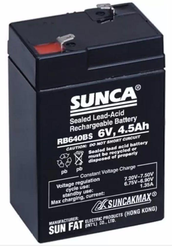 Sunca Sealed Lead-Acid Rechargeable Battery 6V 4.5Ah | Daraz.com.bd