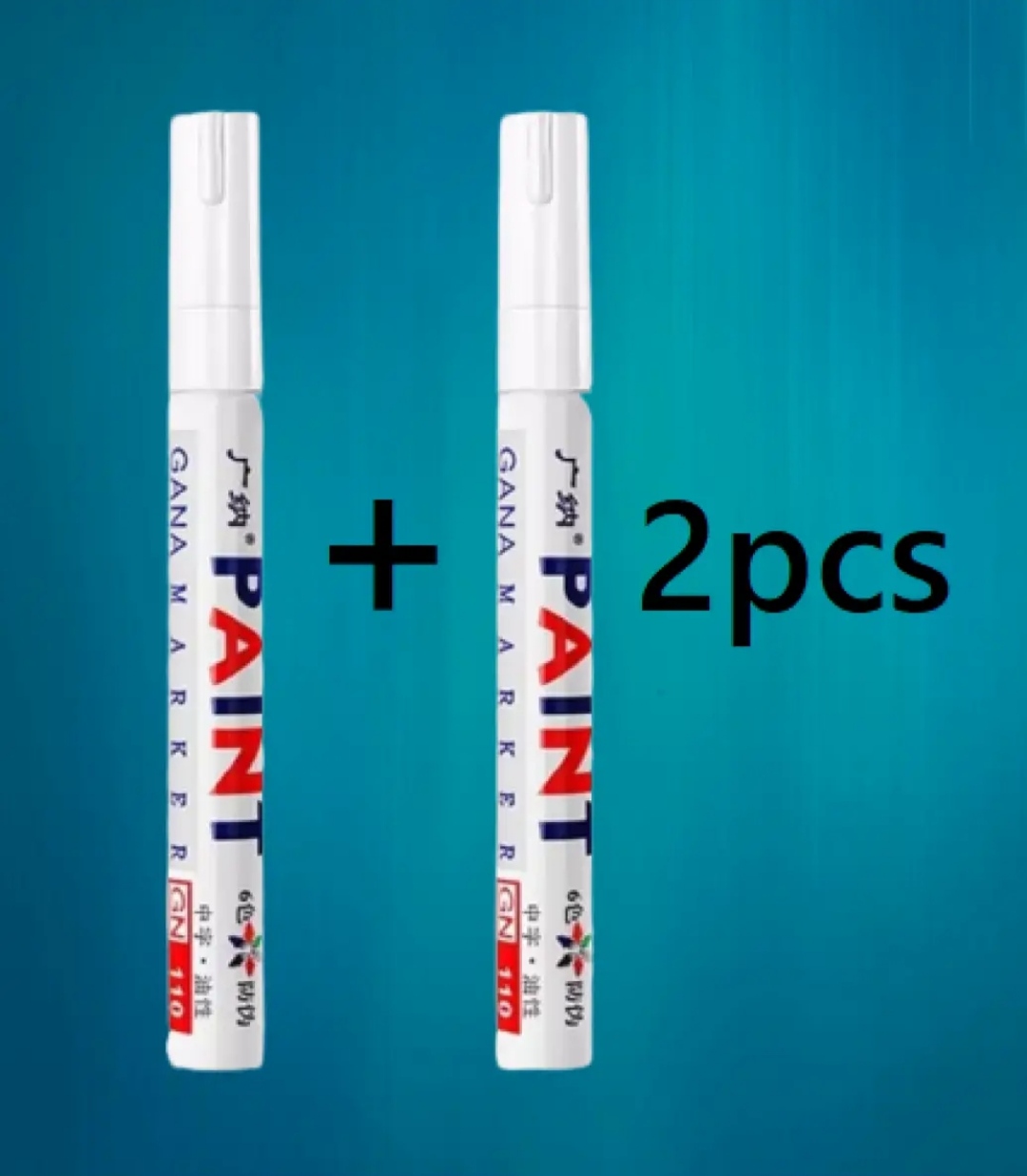Waterproof Tire Marking Pen (White) for Motorcycle and Car-2 piece ...