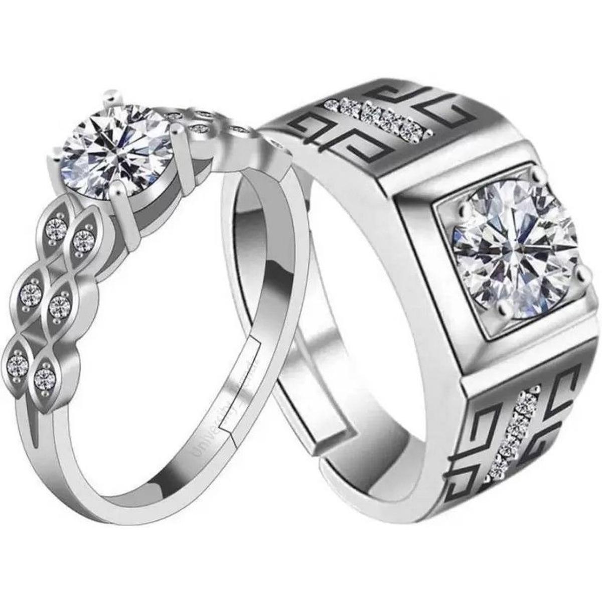 Valentine's Day Special Gift Sterling Silver Plated Cubic Zirconia ...