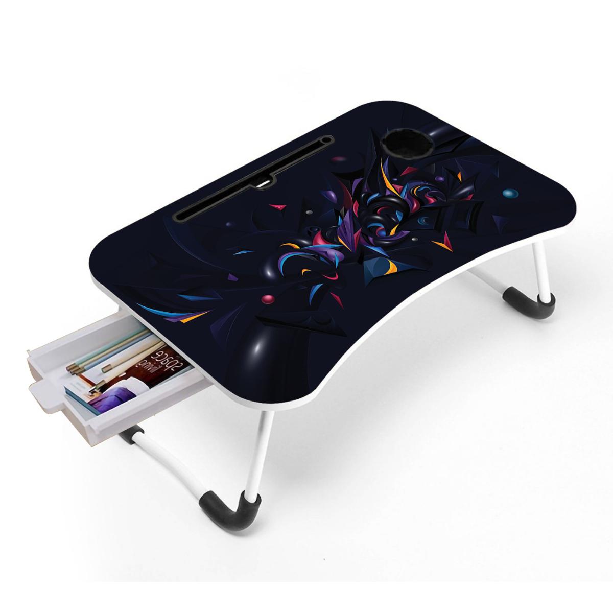 Product Details Of Printed Computer Laptop Desk With Drawer //Small ...