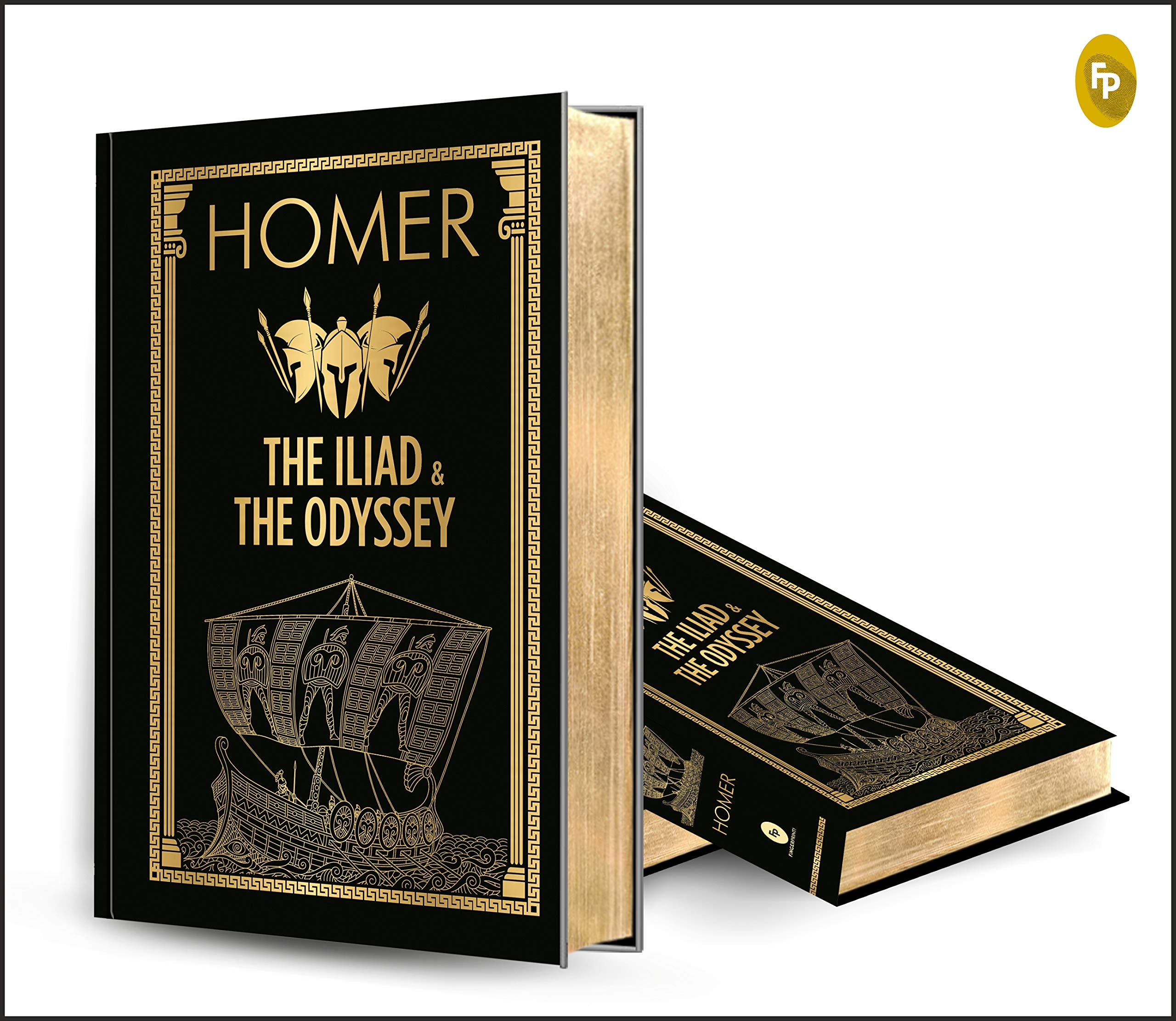 HOMER: The Iliad & the Odyssey (Deluxe Hardbound Edition) Hardcover ...
