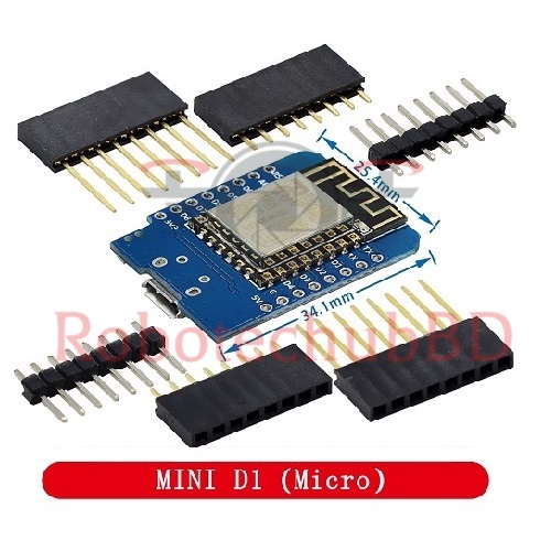 ESP8266 D1 Mini Wi-Fi Development Board | Type-C & Micro USB | NodeMCU ...