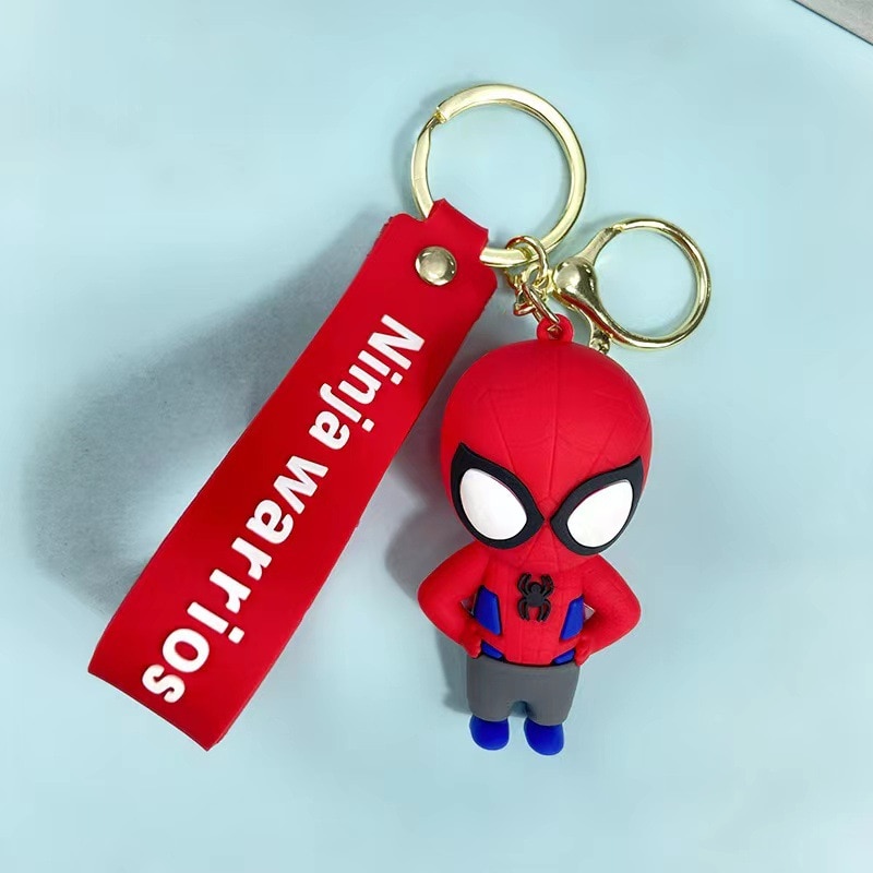 Marvel Spider-Man Across the Spider-Verse Keychain Miles Morales Action ...