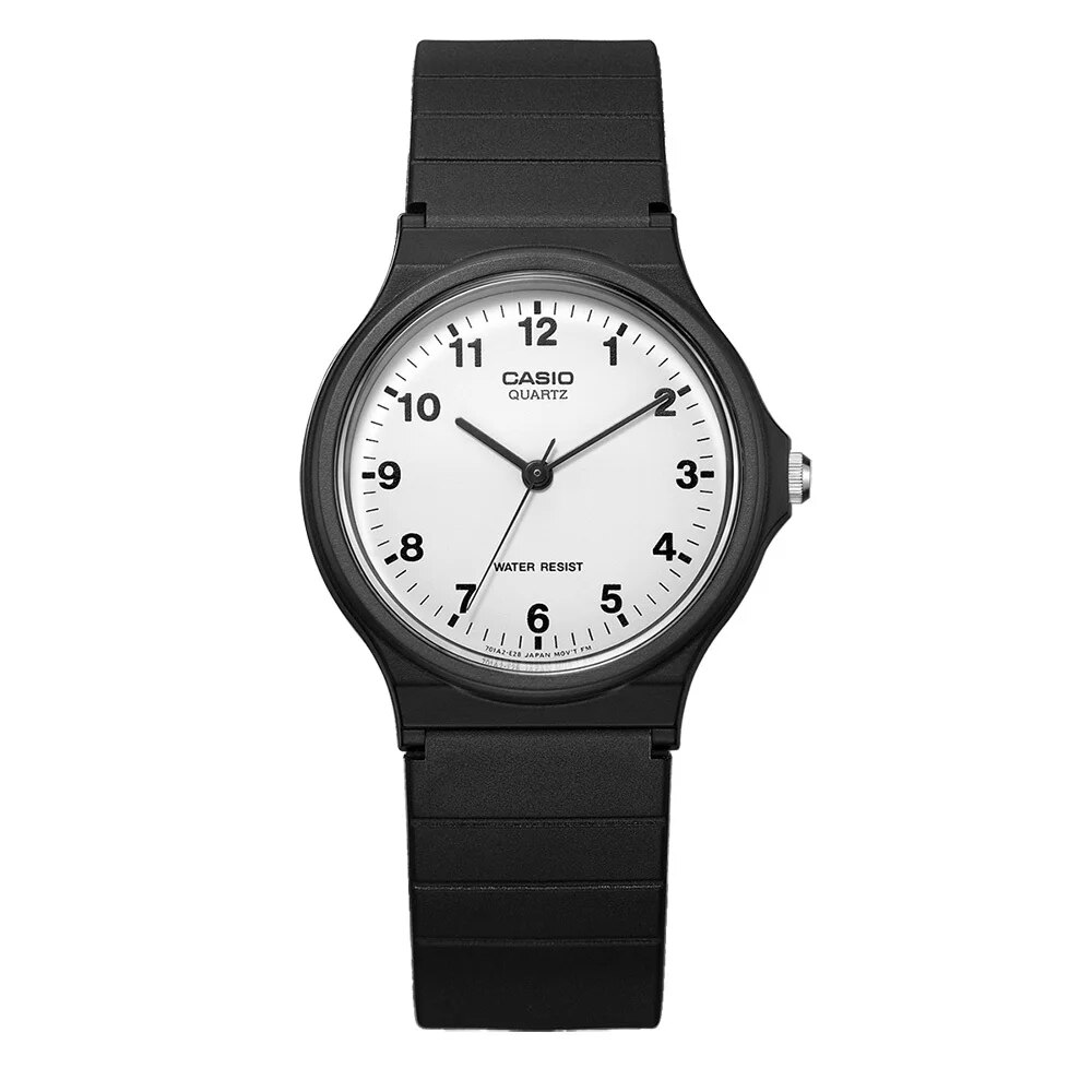 Casio Watch MQ-24 MQ-76 Series Fashion Diamond Face Resin Dimple Large Dial Small Disk Charming ...