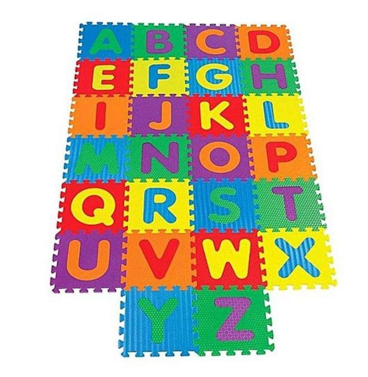 Floor Alphabet Puzzle Mat A-Z - Multicolour | Daraz.com.bd