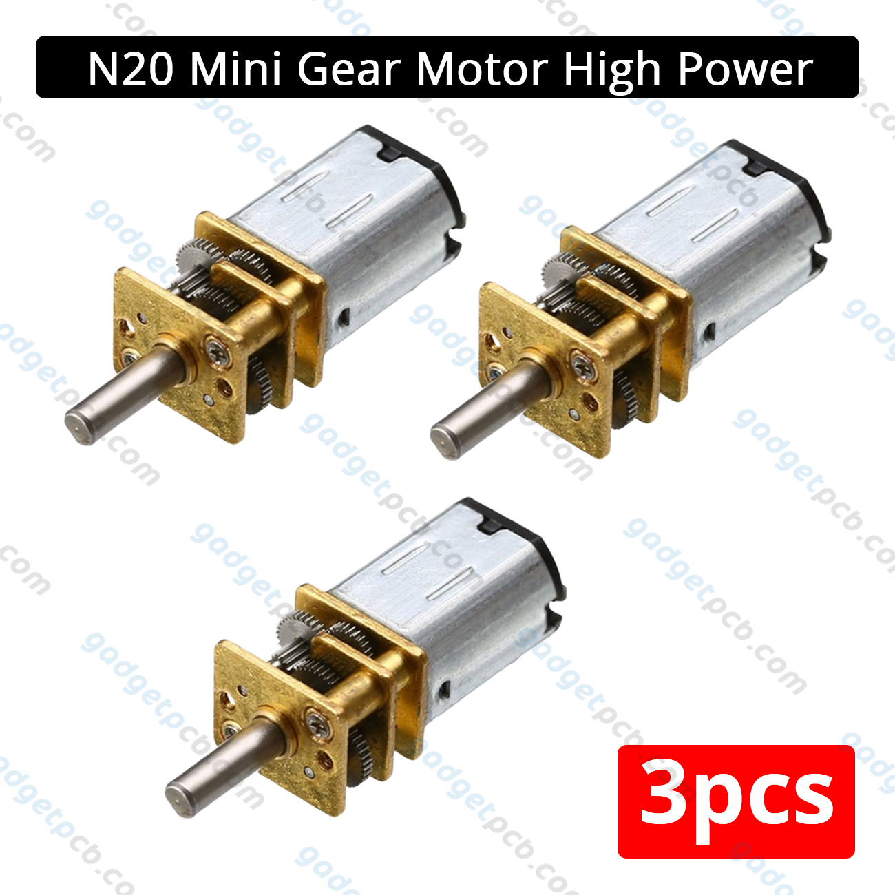 N20 Gear Motor DC 3V 4V 5V 6V N20 Reduction Gear Motors With Metal ...