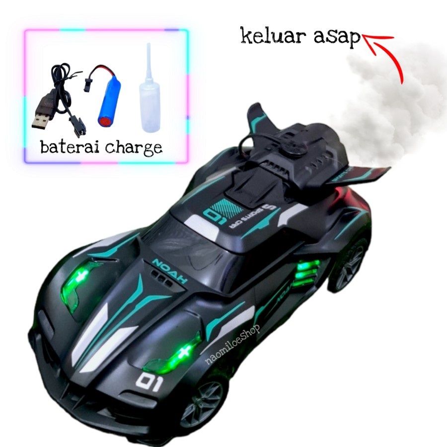 Remote Control Keluar Asap RC Car Mobil Remot Speed X - PAKAI BUBBLE ...