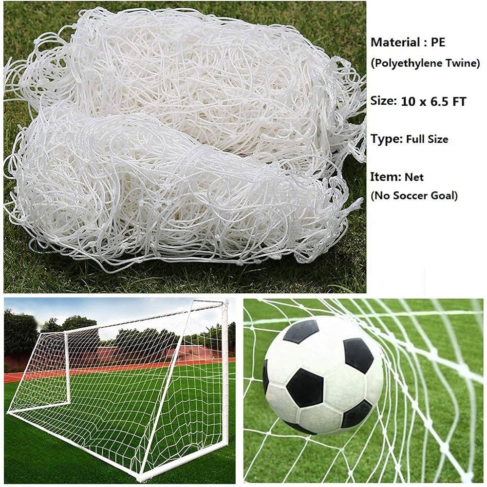 2 Pieces Football Soccer Goal Post Nets For Sports Training Match ...