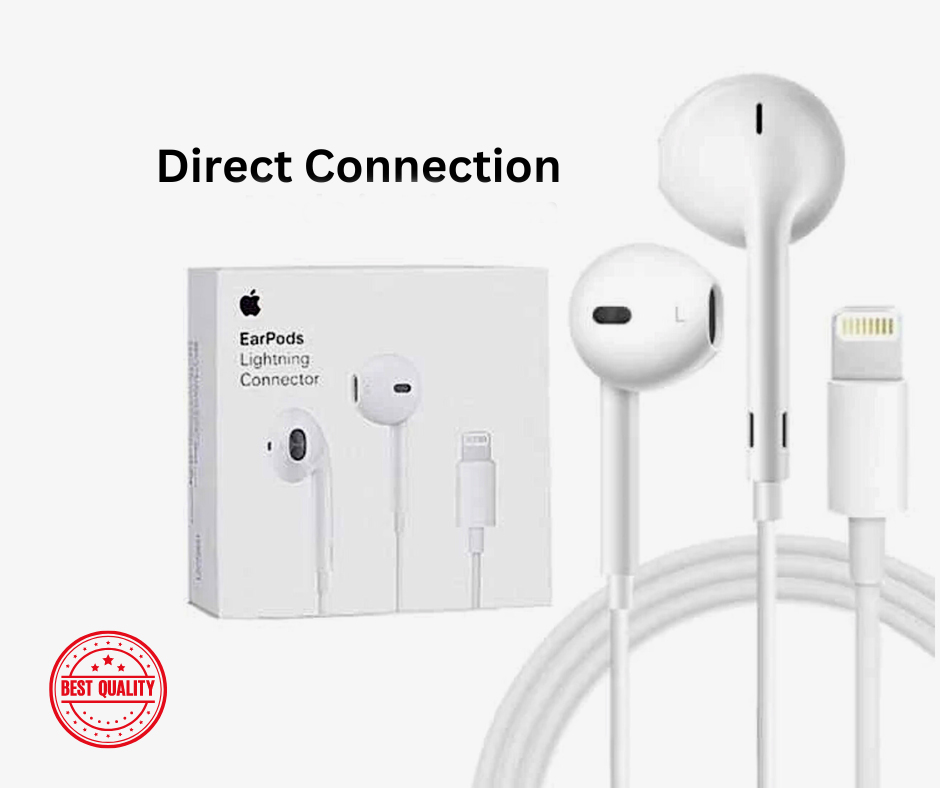 iphone EarPods with Lightning Connector In Ear Earphone With Microphone ...