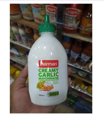 Herman Creamy Garlic Mayonnaise 500Gm | Daraz.com.bd
