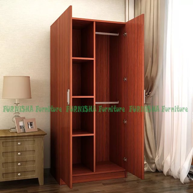 Two Door Almirah with Clothes Storage Shelve And Borkha Or Coat Hanger ...
