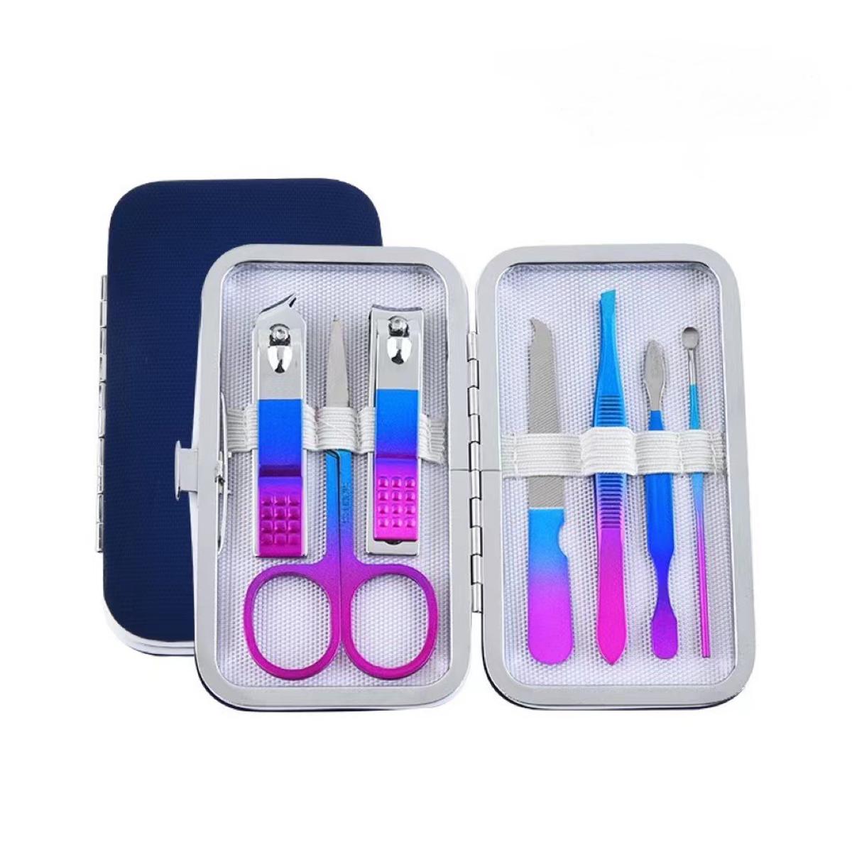 7 in 1 luxury manicure set nail cutter kit | Daraz.com.bd