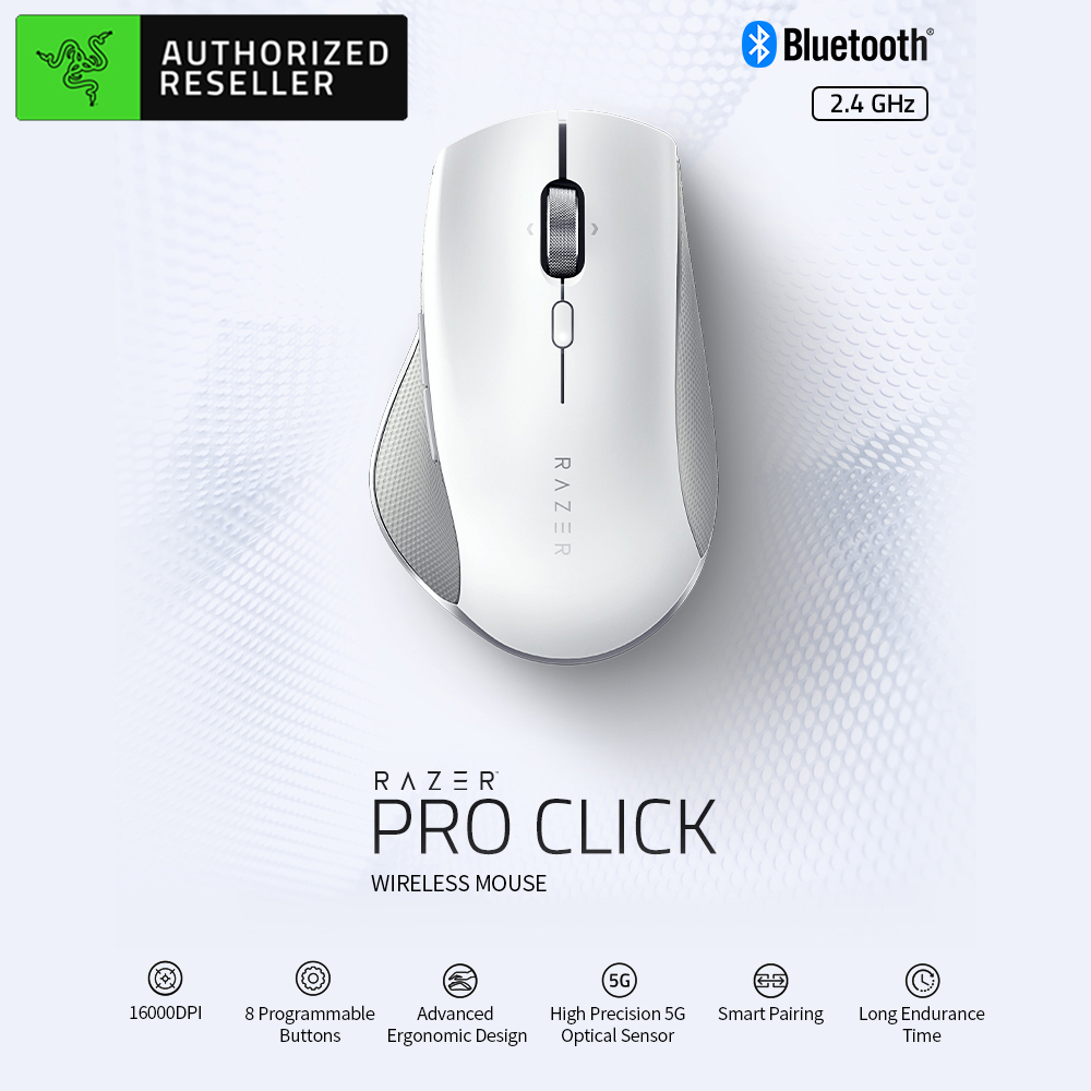 Razer Pro Click Bluetooth+2.4GHz Dual-mode Wireless Mouse Ergonomic ...