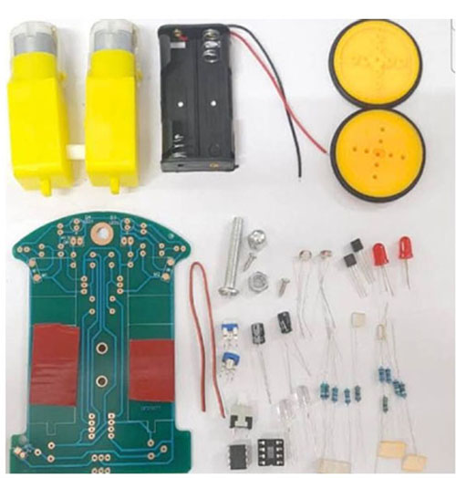 Robot Kit Line Following Robot kit For Schoo and college Project ...