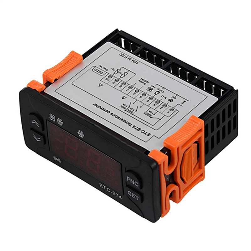 ETC-974 Mini Temperature Controller Refrigerator Thermostat Regulator ...