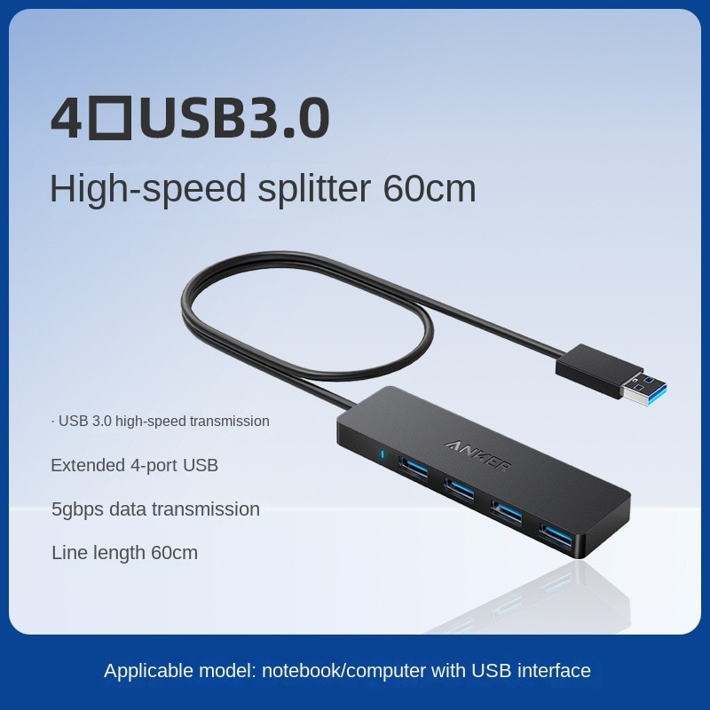 Anker usb hub 3 0 4-Port Ultra Slim Data Hub for macbook air Mac Pro tablet iMac laptop Notebook ...