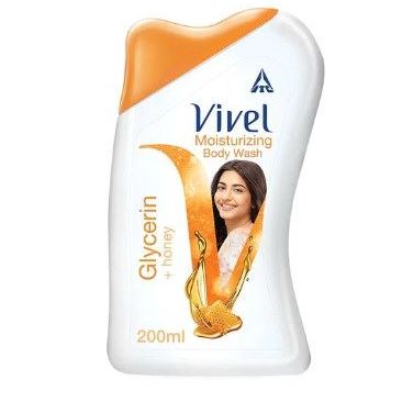 Vivel Body wash Glycerin + Honey Shower gel Used for male/female - 200 ...