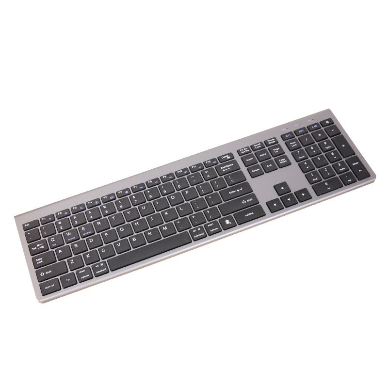 Wireless office keyboard, three-zone scissor foot keyboard ...