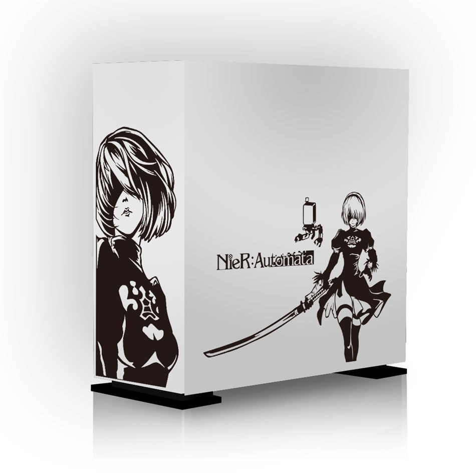 NieR:Automata ATX Gaming PC Case Stickers Mid Tower Computer Decorative ...