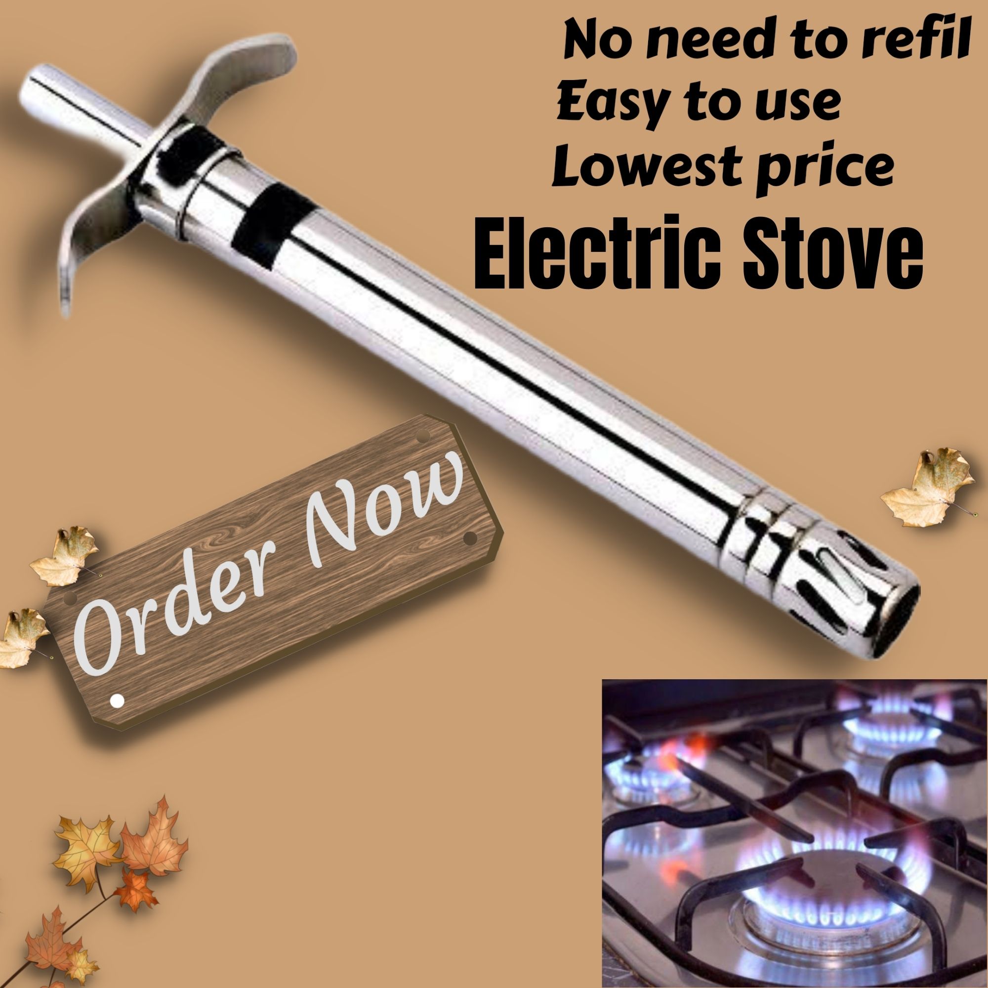 Electronic Stove Lighter / Spark Lighter - Kitchen Gas Stove Lighter ...