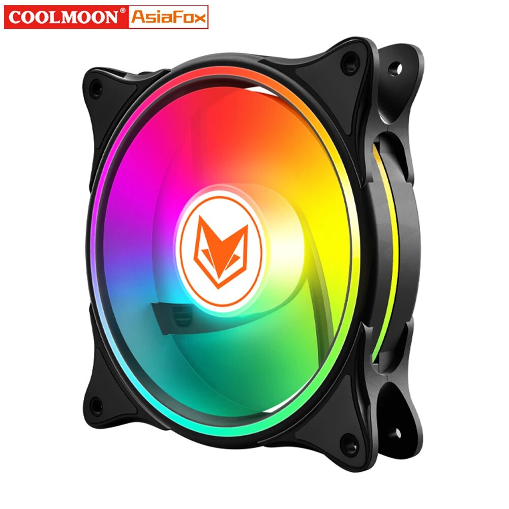 COOLMOON 120mm PC Case Fan 5V 3 Pin ARGB Case Chassis Fans 12V 4 Pin ...