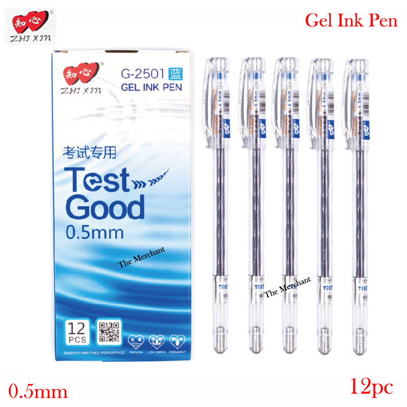 Test Good Gel Ink Pen - 0.5mm - 12pc box (Black/Red/Blue) | Daraz.com.bd