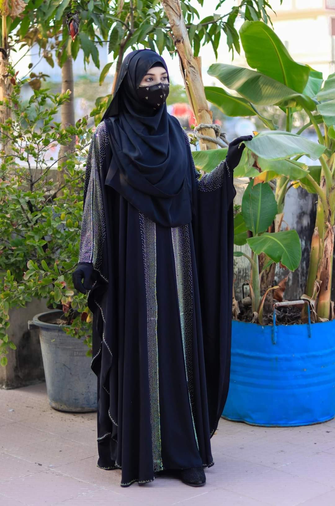 party abaya burqa dip cherry cloth | Daraz.com.bd