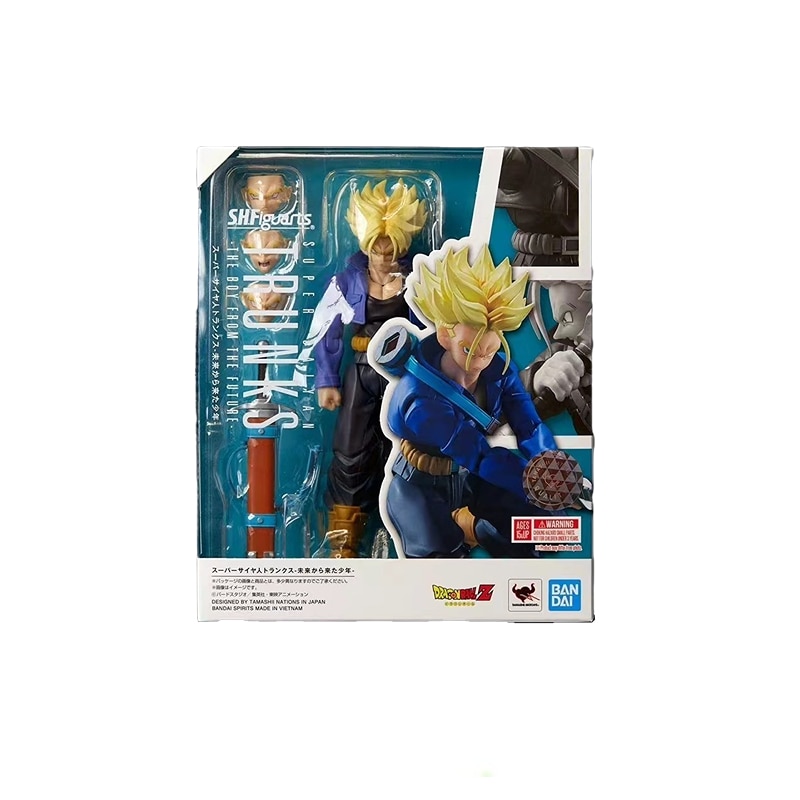 In Stock Bandai S.H.Figuarts SHF Dragon Ball Super Saiyan Trunks Vegeta ...