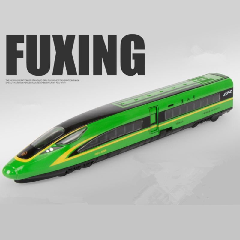 Alloy High-speed Train Model Diecast Metal Rail Electric High-speed ...