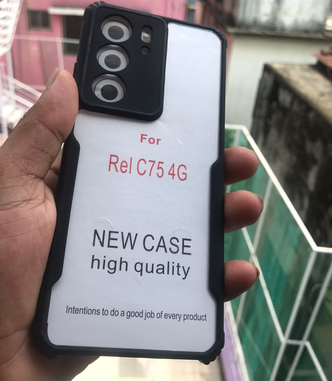 For Realme C75 C-Xunnd Transparent With Bumper Mobile Phone Back Cover ...