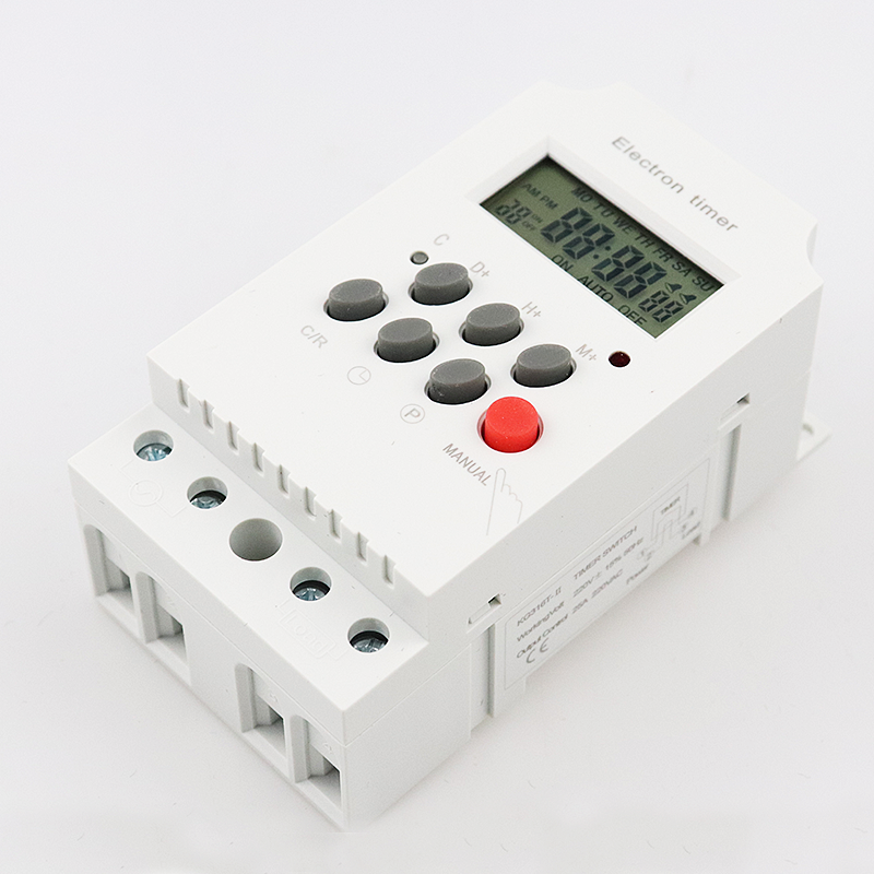 AC 220V 25A Electronic Timer Programmable Digital Timer with LCD ...