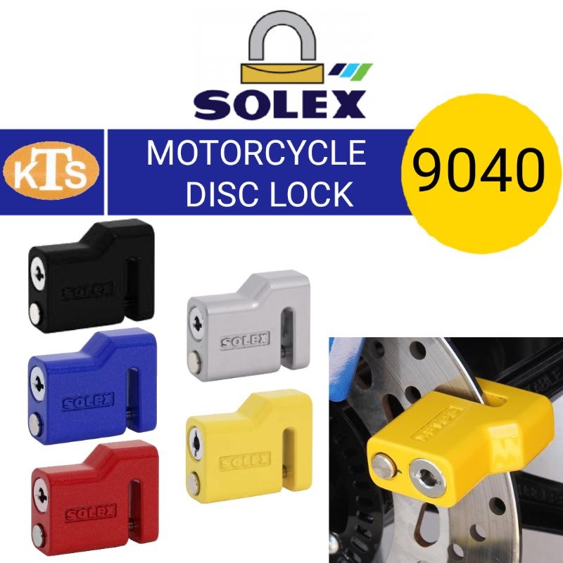 Solex Motorcycle Disc Lock Roller Shutter Lock Disc Lock for Motorbike ...