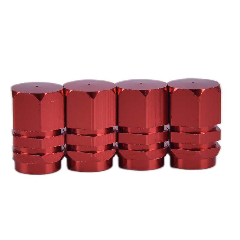 4pcs Bolt-in Aluminum Valve Caps Car Wheel Tires Valves Tyre Stem Air ...