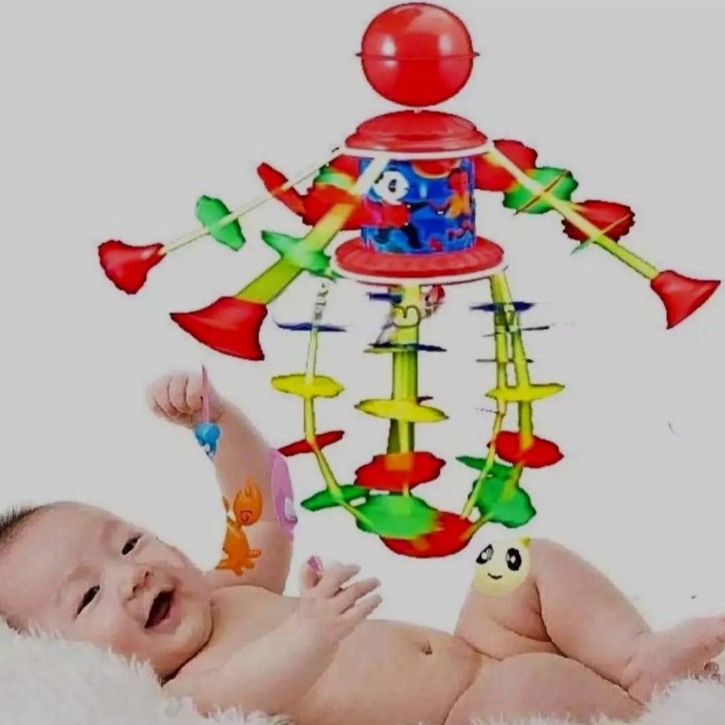 Rotating Bed Bell Toy with Music - Multi-color 3 Ratings1 Answered ...