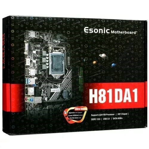 ESONIC H81 DDR3(Intel Core 4th Gen i7/i5/i3/Pentium / Celeron processor) Intel 1150 Socket ...