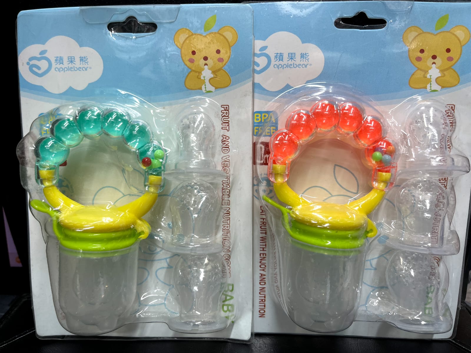 Baby Fruit Chusni with 3 Silicone Nipple CN -1pcs