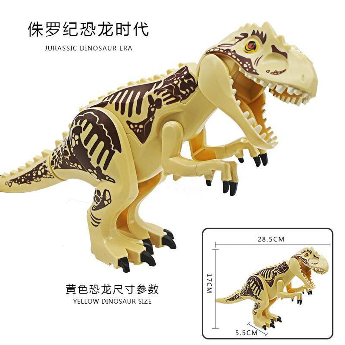 【3C VictoryEagle】Big Size 24-28cm Green Dinosaurs Jurassic Figure Toy ...