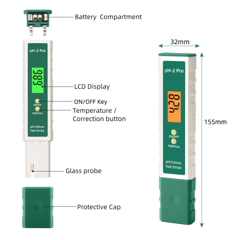 pH 2 pro ( pH meter)/pH-2 Pro for Biofloc Fish Farming & Others Culture ...