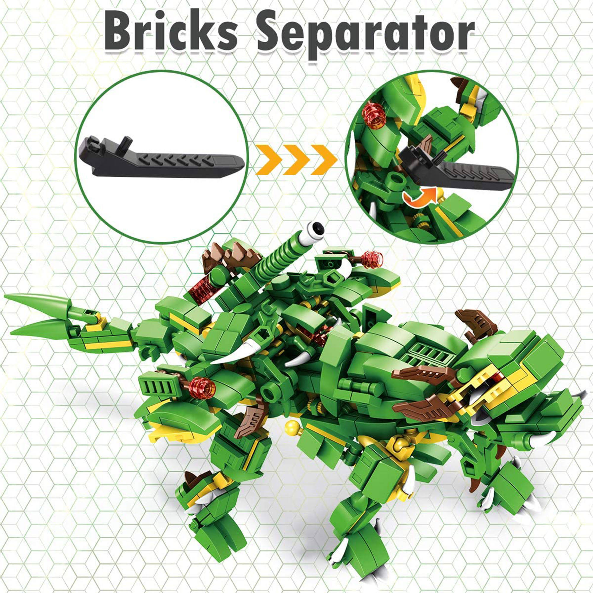 DINOSAUR ERA Building Blocks Toys For Kids- 577 Pcs - Toys | Daraz.com.bd