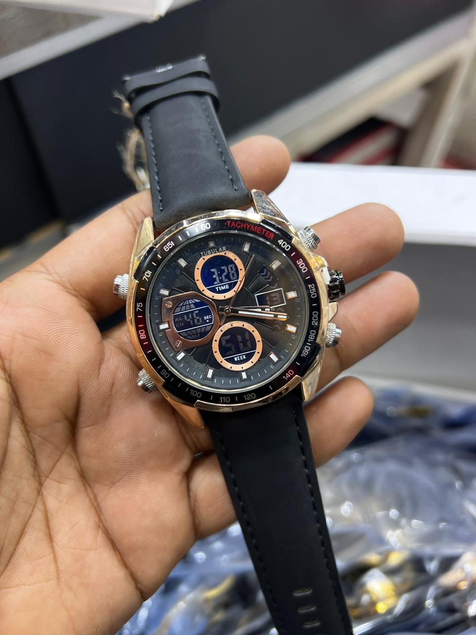 G-Force TUBULAR - Analog Wrist Watch with Sub-Second Feature in Hand ...