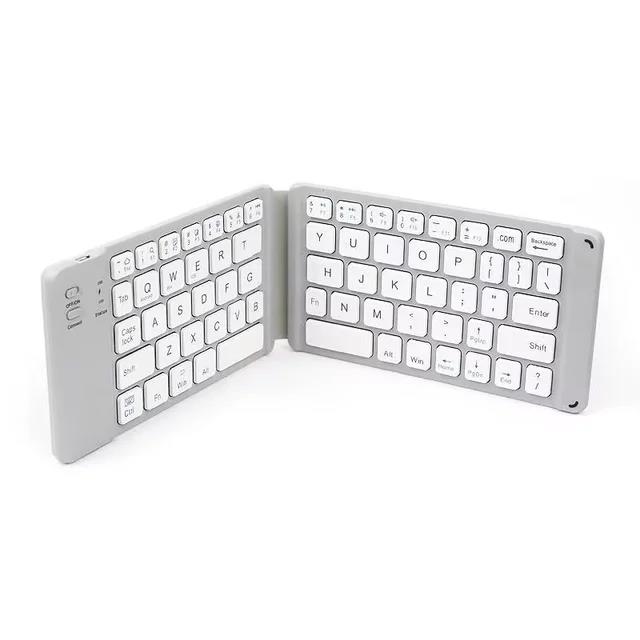 Folding Bluetooth Keyboard With Touchpad For IOS Android Windows Office ...