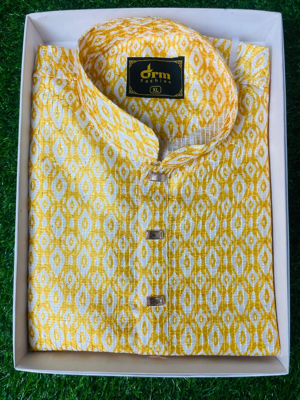 Indian Special Gorgeous Sequence Party Panjabi For Men's