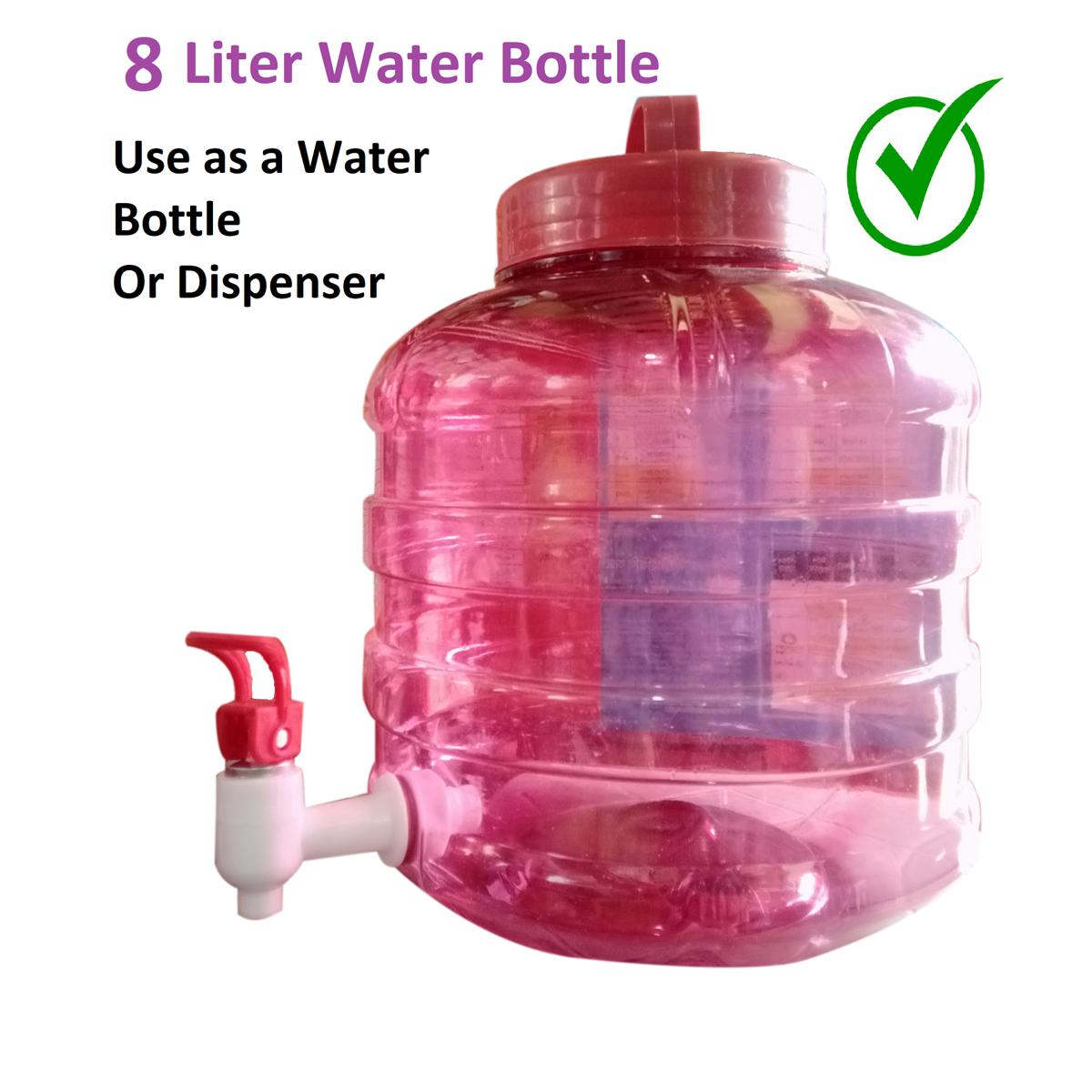 Water dispenser Jar 08 Liter with Tap | Daraz.com.bd