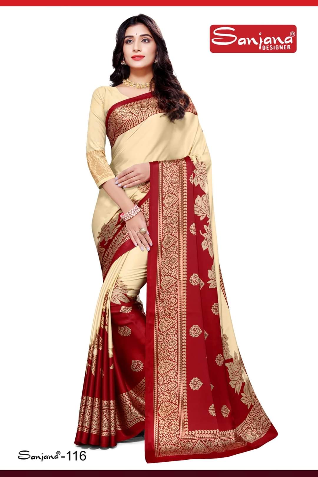 Superb Indian Sanjana Brand Designer Soft Samu Silk Saree Comes with ...