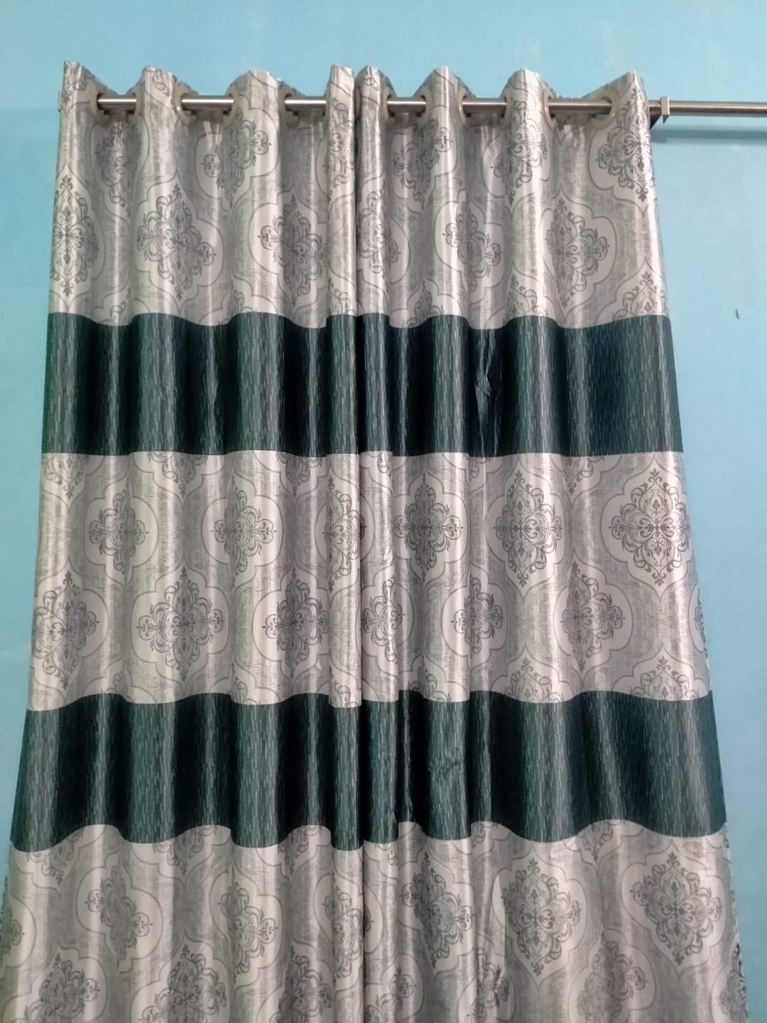 Synthetic Curtain Door and Window Pordha- ( 4 kuchi -1pis) multicolour ...