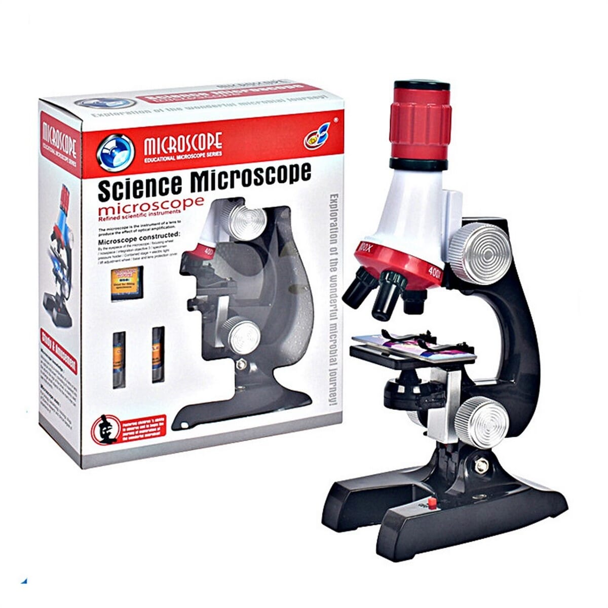 1200 Times Microscope Toys Primary School Biological Science Experiment ...