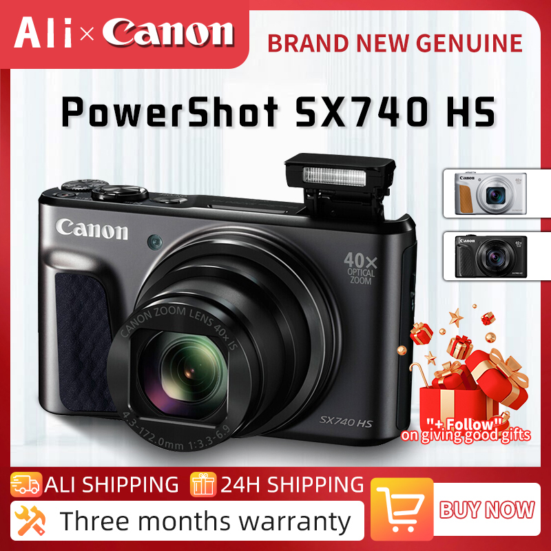 Canon PowerShot sx740 HS digital camera 40x optical zoom 4K Ultra HD ...